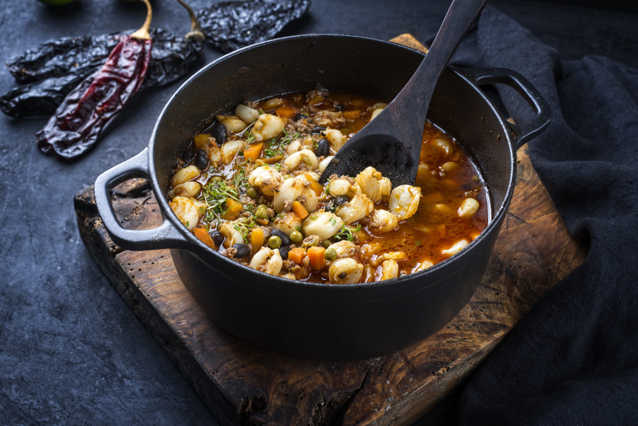 Pozole & Pinto Bean- 3 servings (vegetarian, gluten-free) - Clean Cuisine